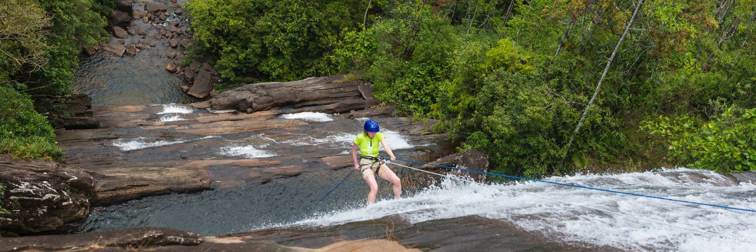 Waterfall Abseiling in Sri Lanka | Thrilling Adventure Experience
